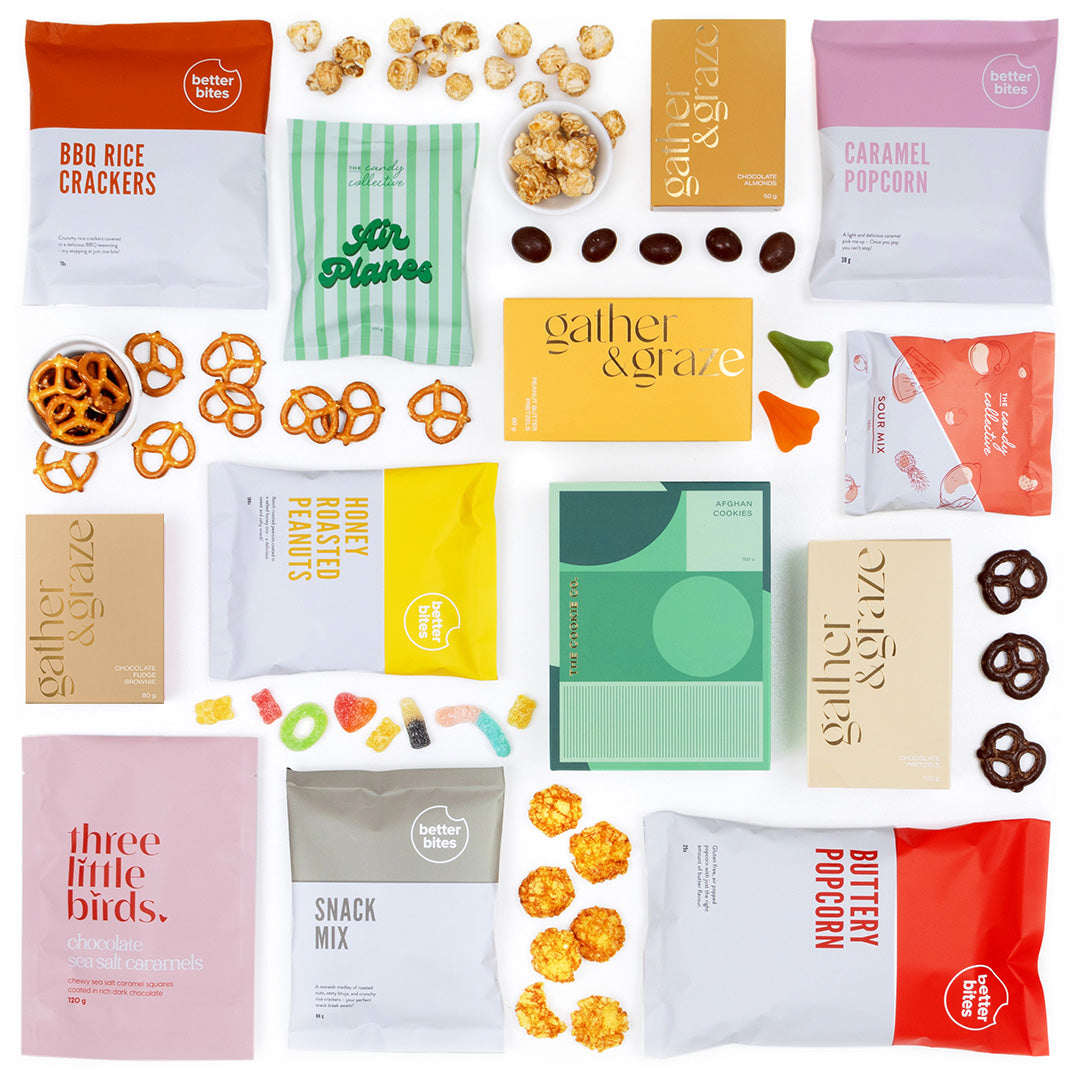 The Snack Attack, Sweet & Savoury Birthday Snack Box NZ | Giftbox Boutique