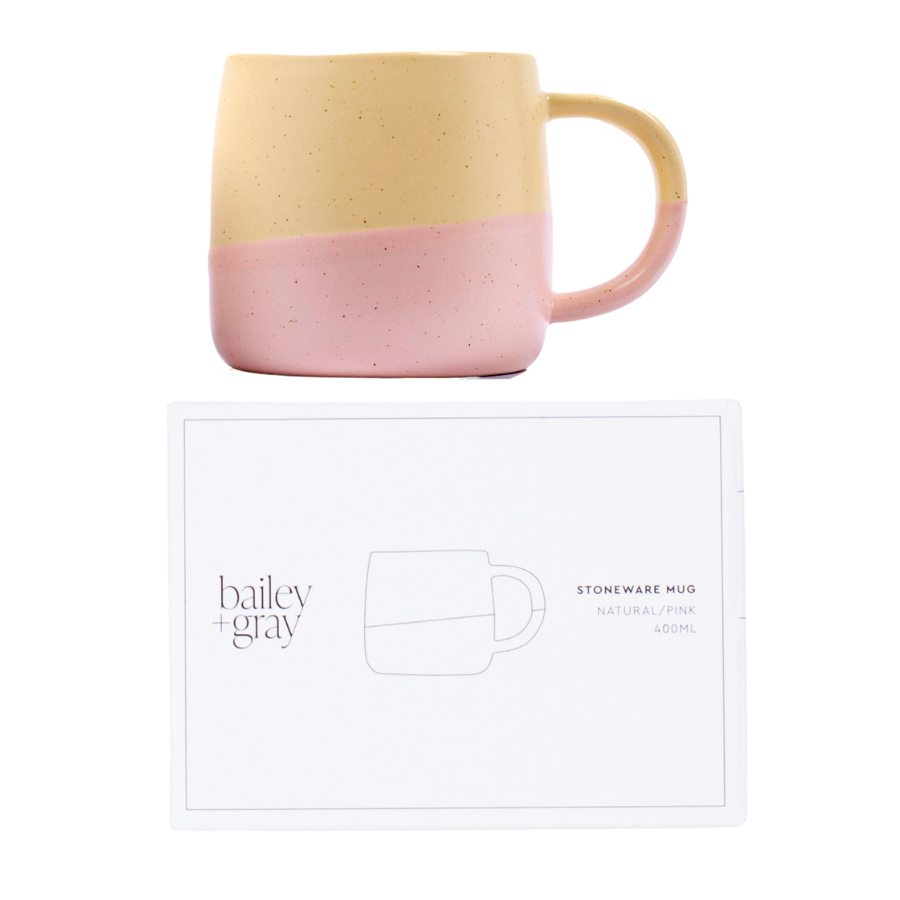 Bailey + Gray Stoneware Mug 400ml | Giftbox Boutique