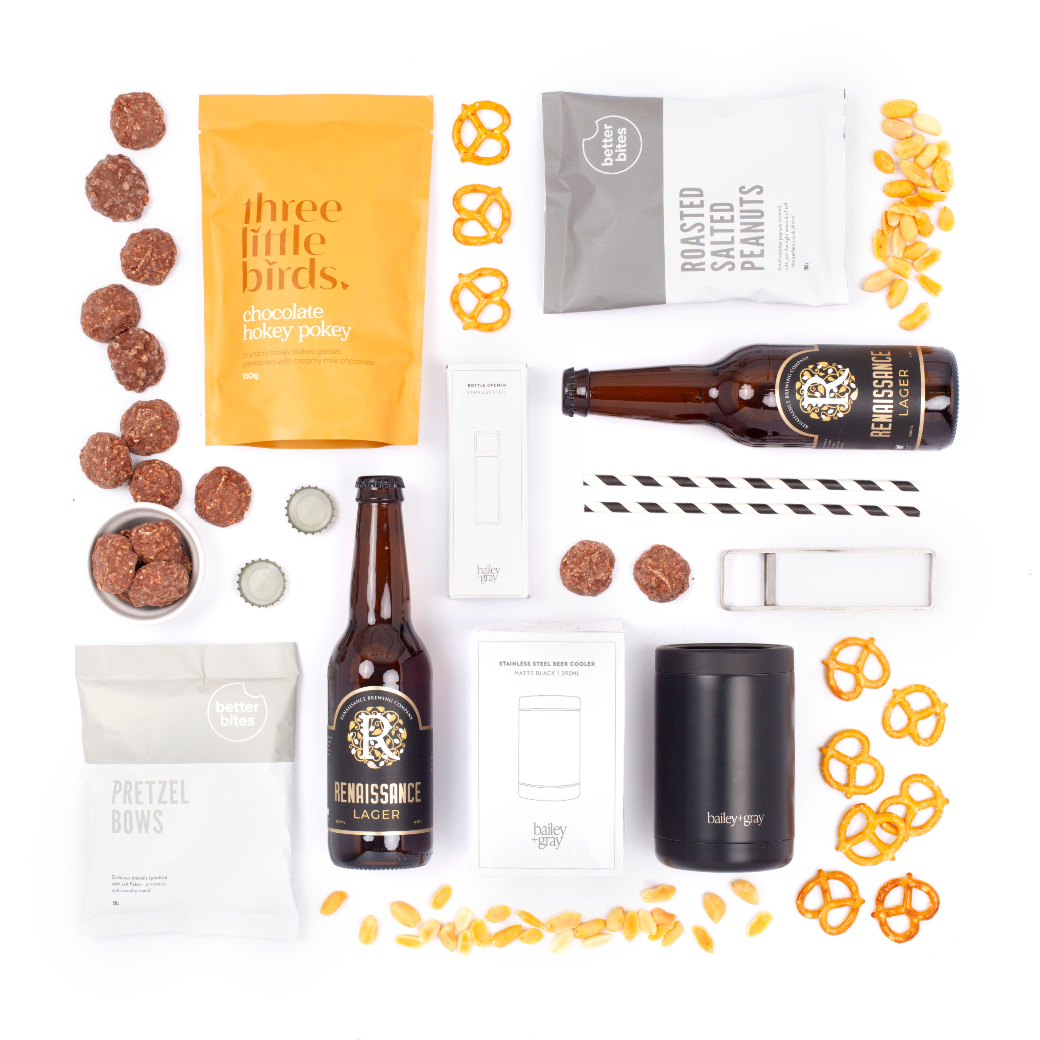 Brew Box, Craft Beer & Stainless Steel Beer Cooler Gift | Giftbox Boutique