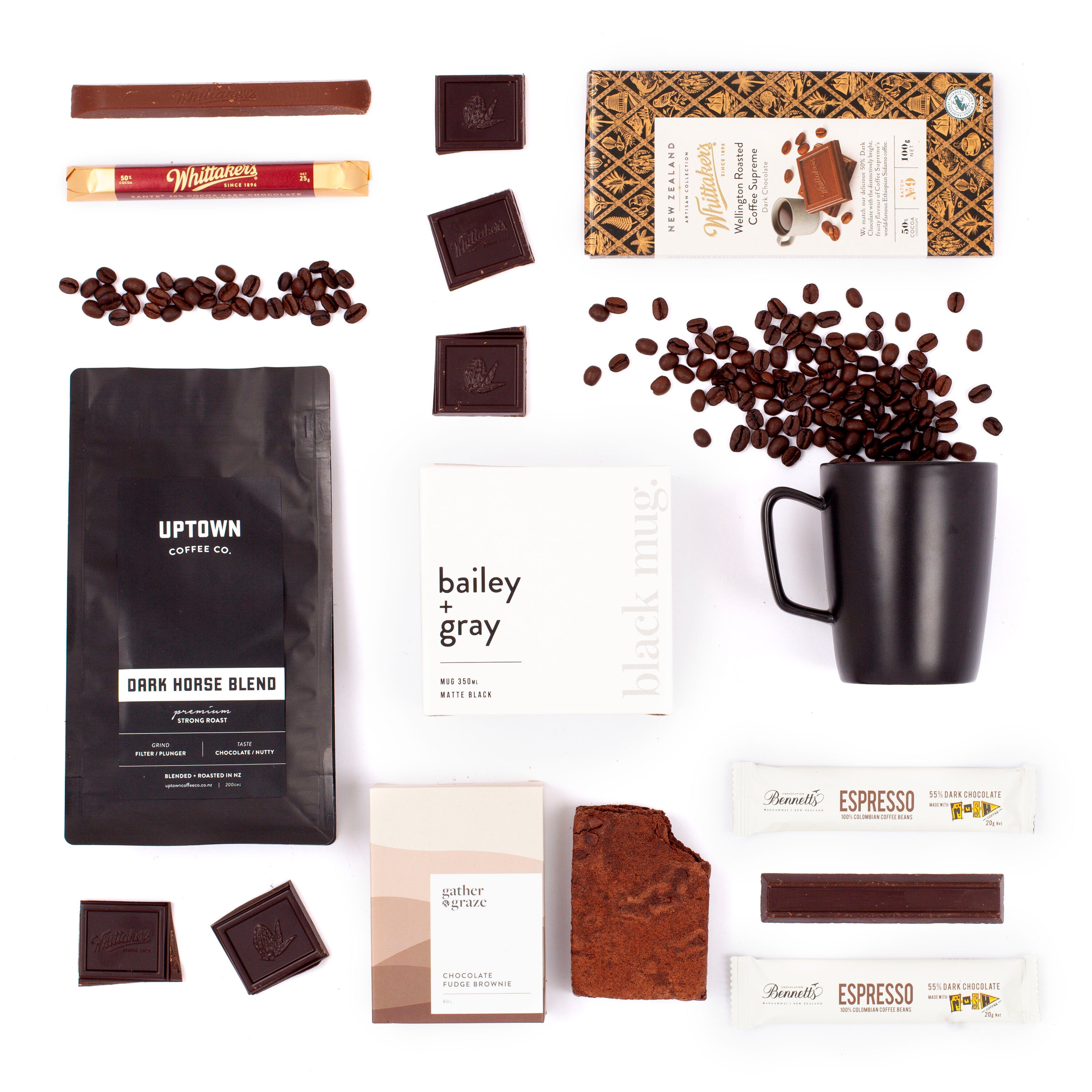 The Coffee Lover Gift Box, Chocolate & Coffee Gift Basket | Giftbox ...