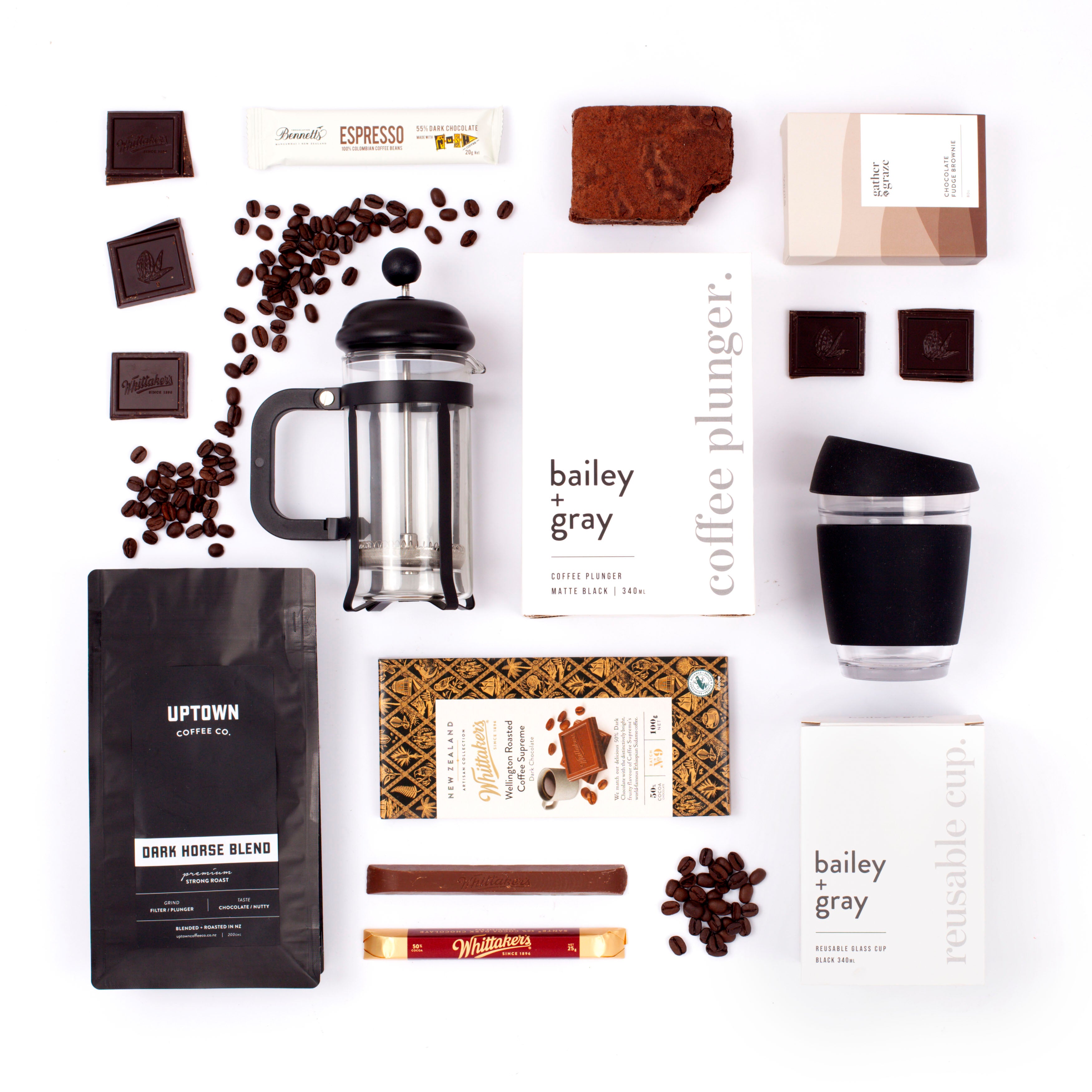 The Keep Me Caffeinated Gift Box, Chocolate & Coffee Gift Basket ...