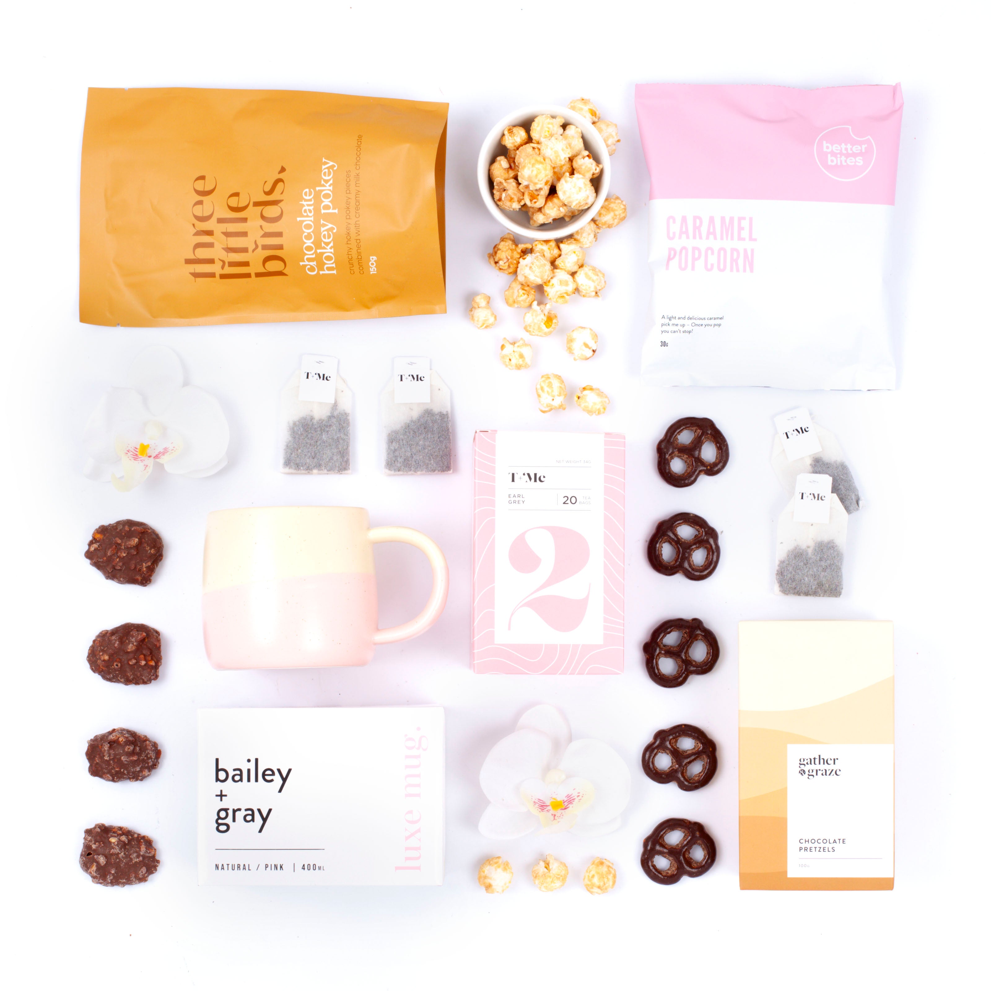 The Pick-Me-Up Gift Box, Tea & Treats Gift Basket | Giftbox Boutique